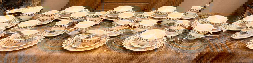 This Lot Consists Of A Service For 8 Of Dinnerware Marked "westward Ho ...