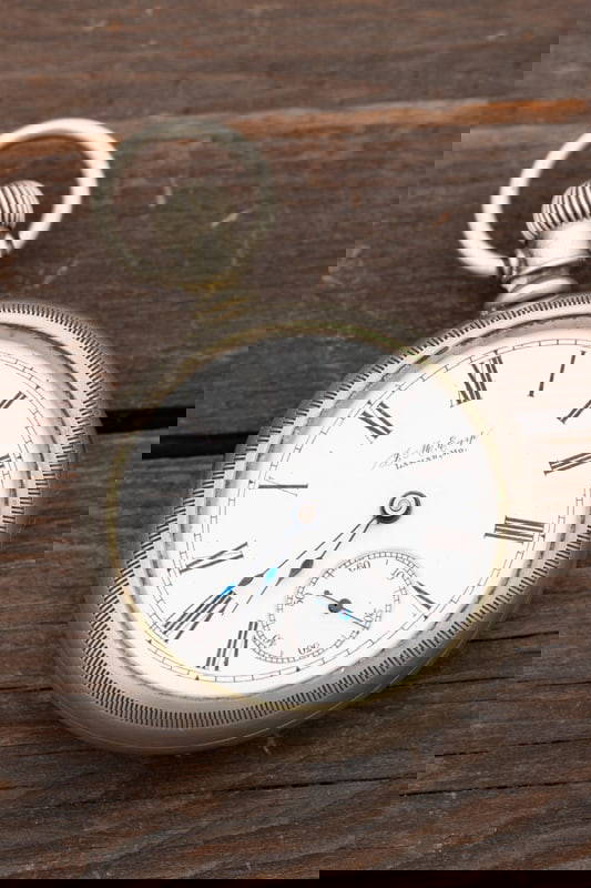 Historical Lever Set Pocket Watch Once Belonging To J.m. Earp, Lamar ...