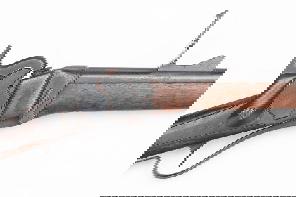 Vintage Breech Loading Rifle Marked "sharps Patent 1848, E. Maynard ...