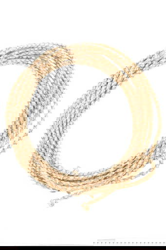 Hand Braided Rawhide Reata, Approximately 28 Ft. Long With Braided ...