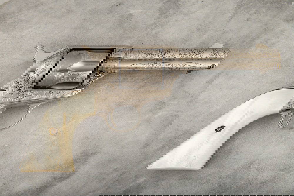 Beautiful Engraved Colt Saa Revolver, Sn 194332, By Well-known Texas ...