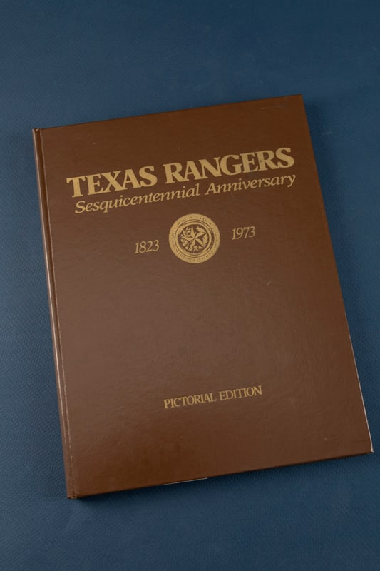 Scarce Book Titled "texas Rangers Sesquicentennial Anniversary, 1823 ...