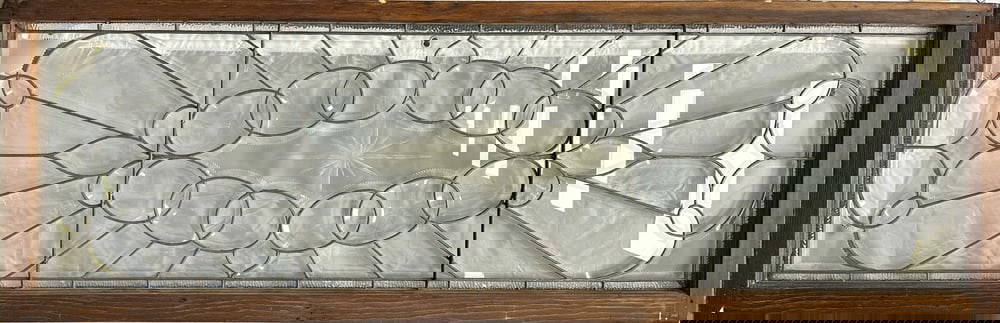 Beautiful Antique Beveled, Leaded Glass Transom Window, Circa 1890s ...