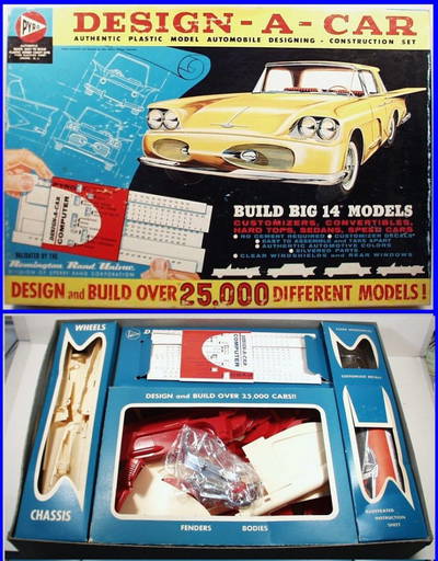 Pyro Design A Car Model Kit, Builds 2500 Models, Build
