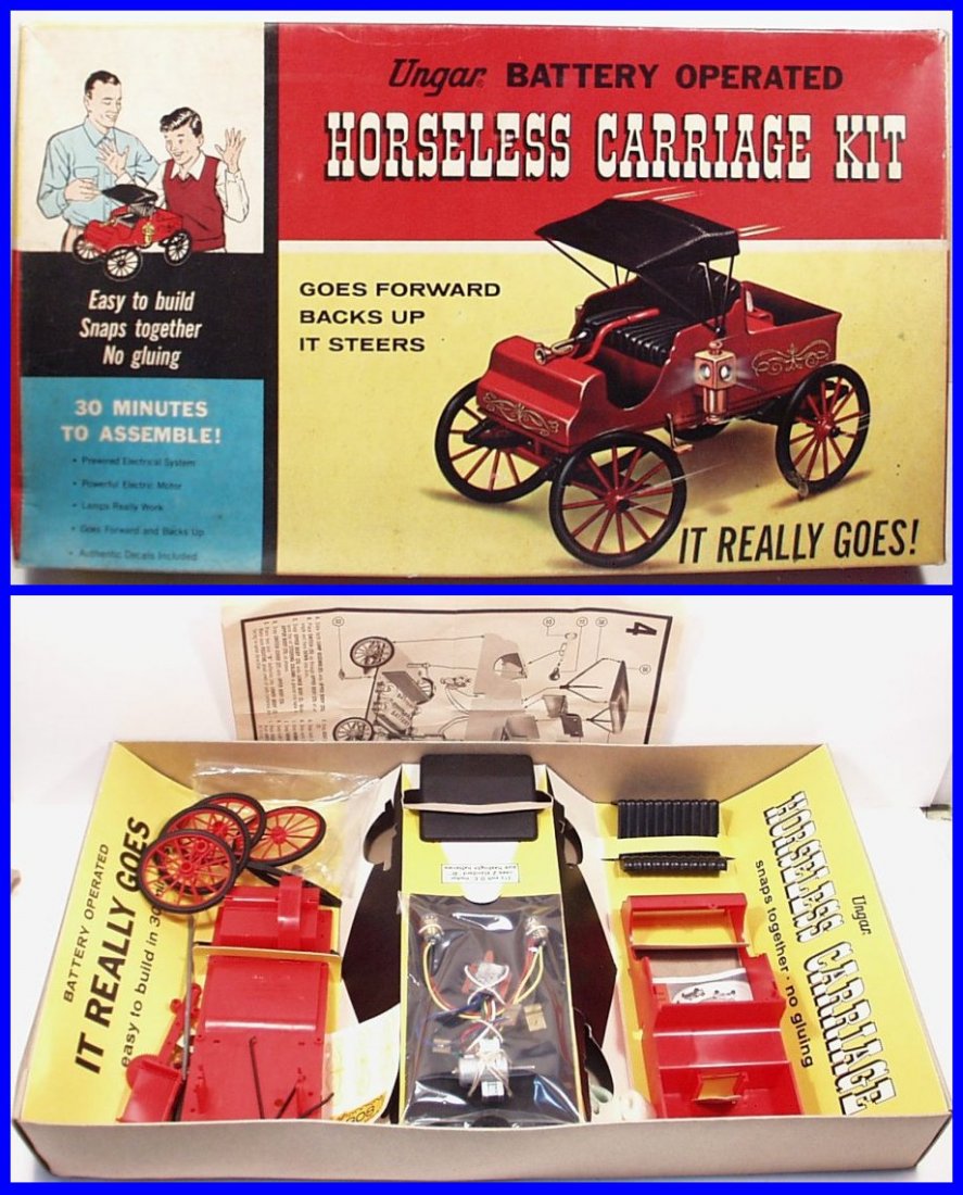 Rare Ungar Battery Operated Horseless Carriage Kit #308