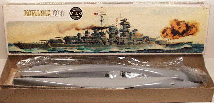Airfix German Battleship Bismarck Model Kit, Made In