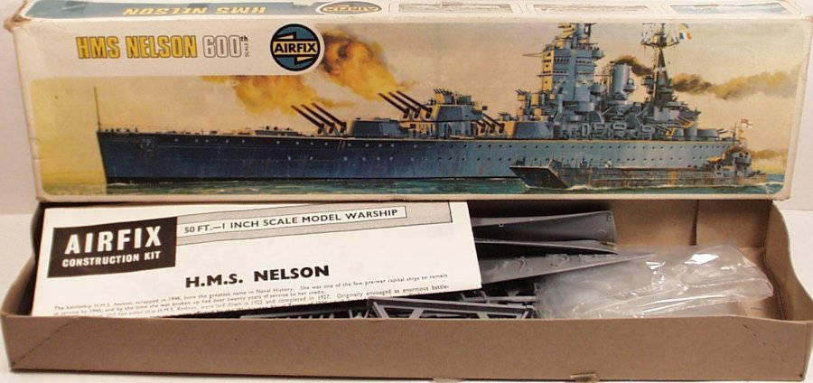 Airfix Hms Nelson British Battleship Model Kit, Made In