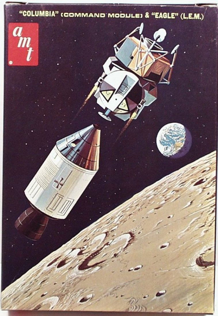 Amt Apollo Spacecraft Columbia Command Module & Eagle
