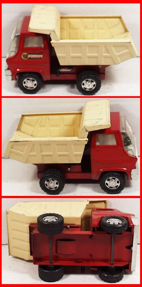 Marx Bulldog Dump Truck, Pressed Steel (car5b)