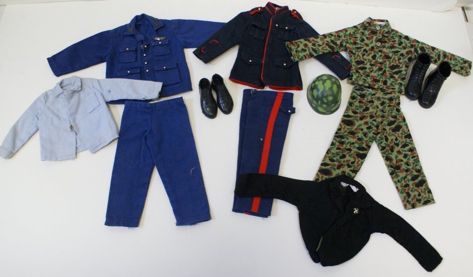 Vintage GI Joe Clothes Outfits Uniforms for 12" GI Joe