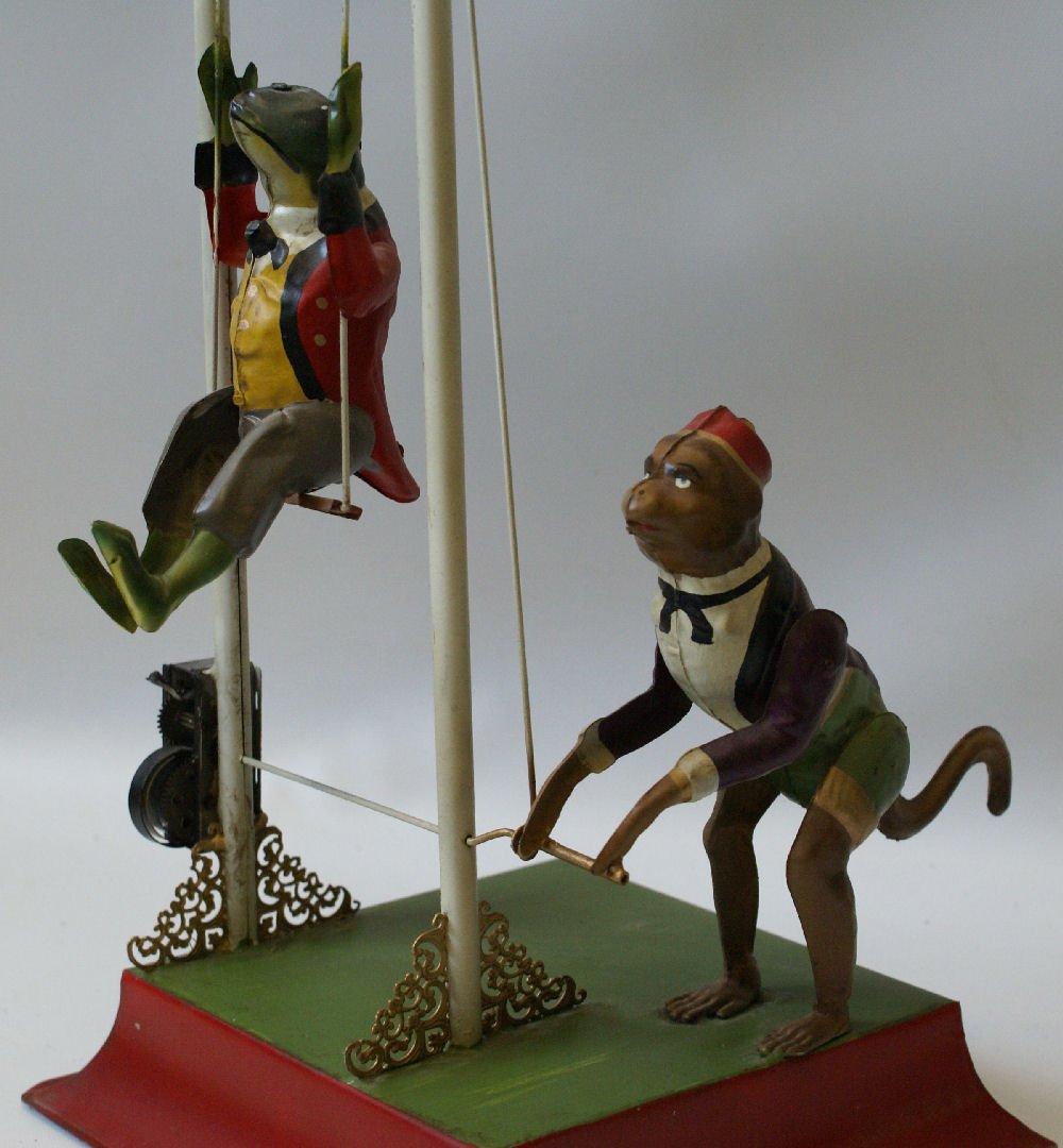 EXTREMELY RARE Gunthermann Prototype Wind-up Monkey