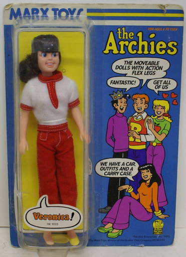 Vintage 1975 The Archies Veronica Figure By Marx, Mint