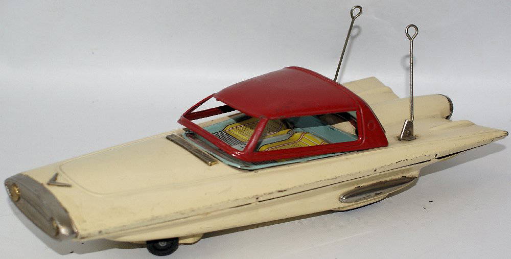 Tin 1961 Ford Gyron Futuristic Concept Car, Ichida