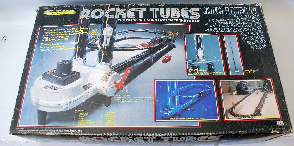 1979 Mego Interchangeable Micronauts Rocket Tubes Play