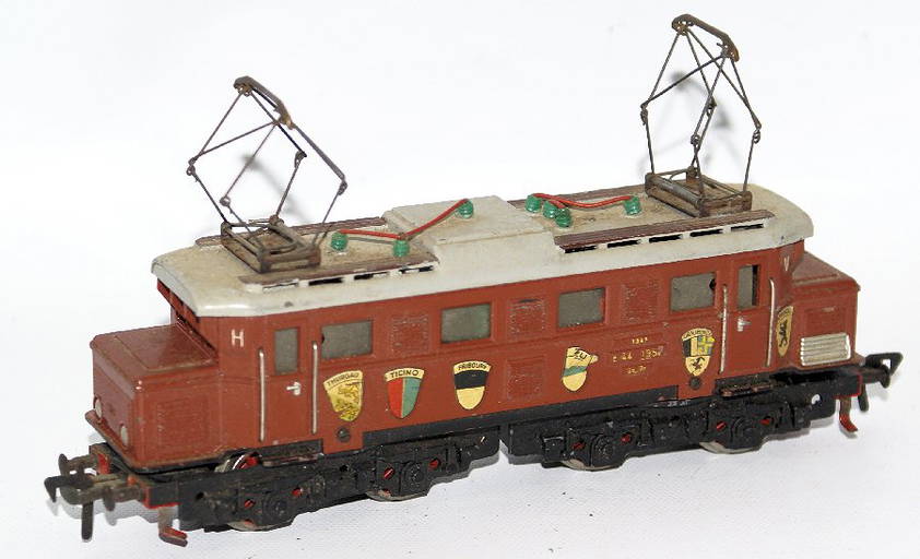 Vintage Fleischmann Ho Scale 1345 E44 1952 Locomotive