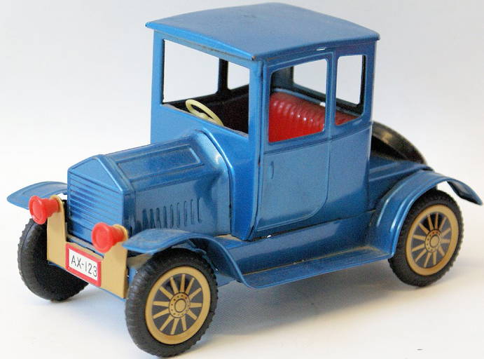 Vintage Tin Friction Ford Model T Coupe Toy Car, dark - May 17, 2015 ...