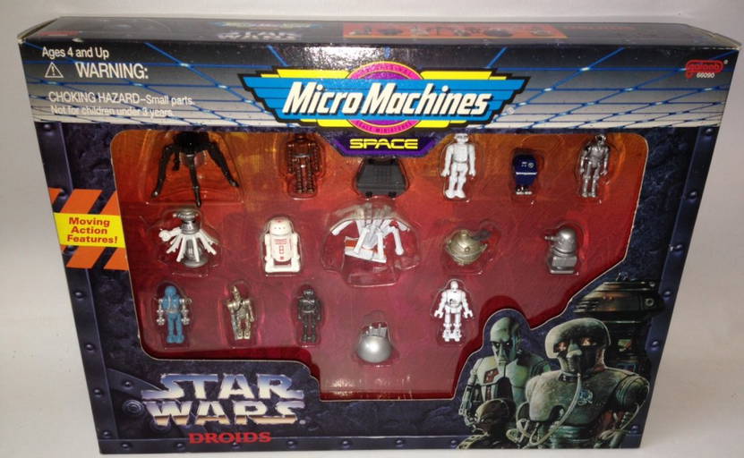 1995 Micro Machines Star Wars Space Star Droids Playset
