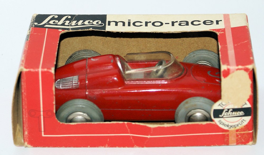 Vintage SCHUCO Wind-up MICRO RACER 1037 PORSCHE FORMEL