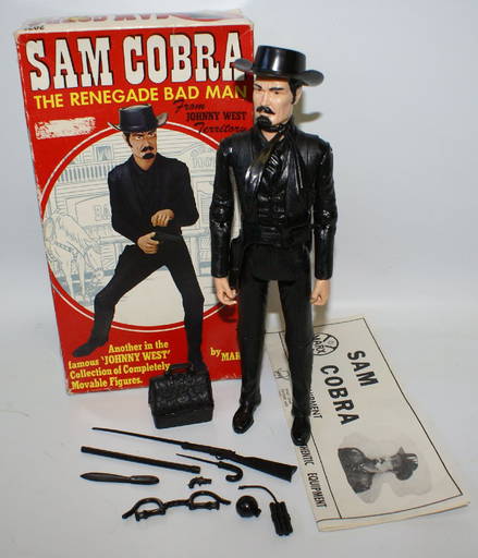 Original 1972 Marx #2072 Sam Cobra Johnny West Action