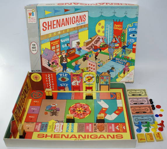 ORIGINAL 1964 SHENANIGANS Board Game by Milton Bradley - Oct 23, 2016 ...