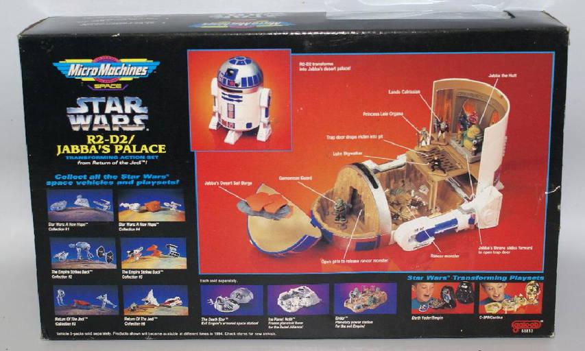 1994 Star Wars Micro Machines R2 D2 / Jabba's Palace