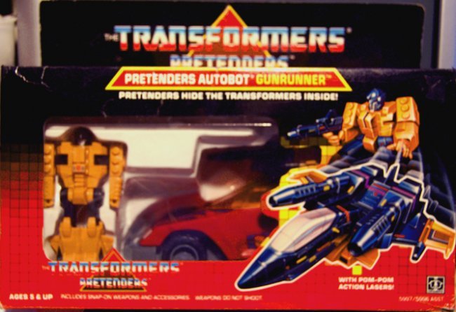 TRANSFORMERS PRETENDERS series,autobat*** "GUN RUNNER"