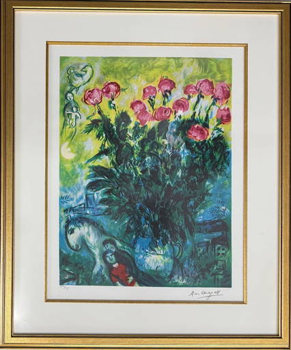 Marc Chagall "les Roses" (interpretation)
