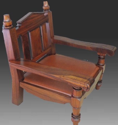 Antique Altar Chair : Lot 215