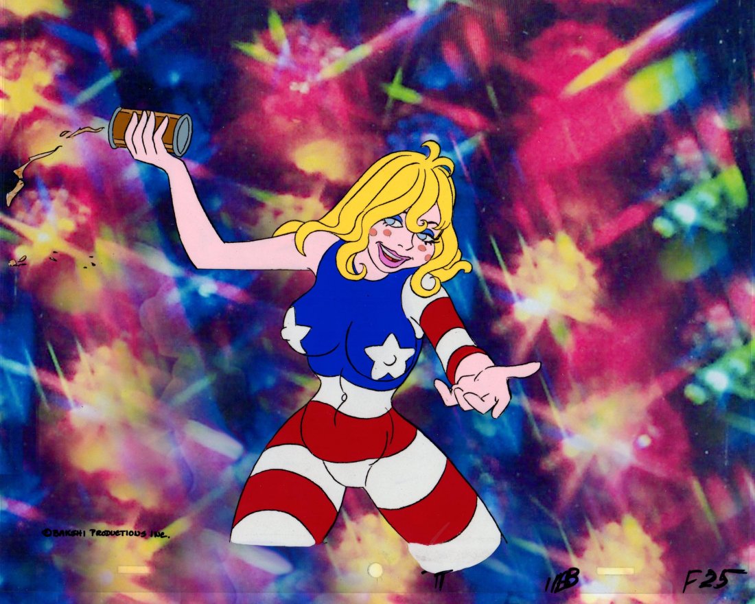 COONSKIN "MISS AMERICA" Animation Production Cel 1975