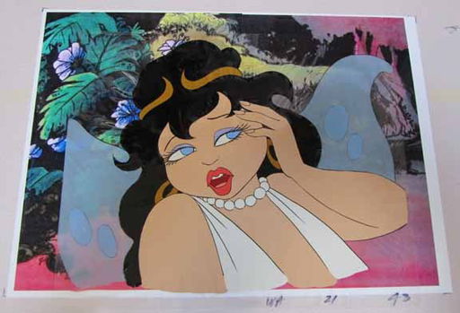 Ralph Bakshi Wizards Large Image Animation Cel Elinore Mar 22 2014 All Original Animation