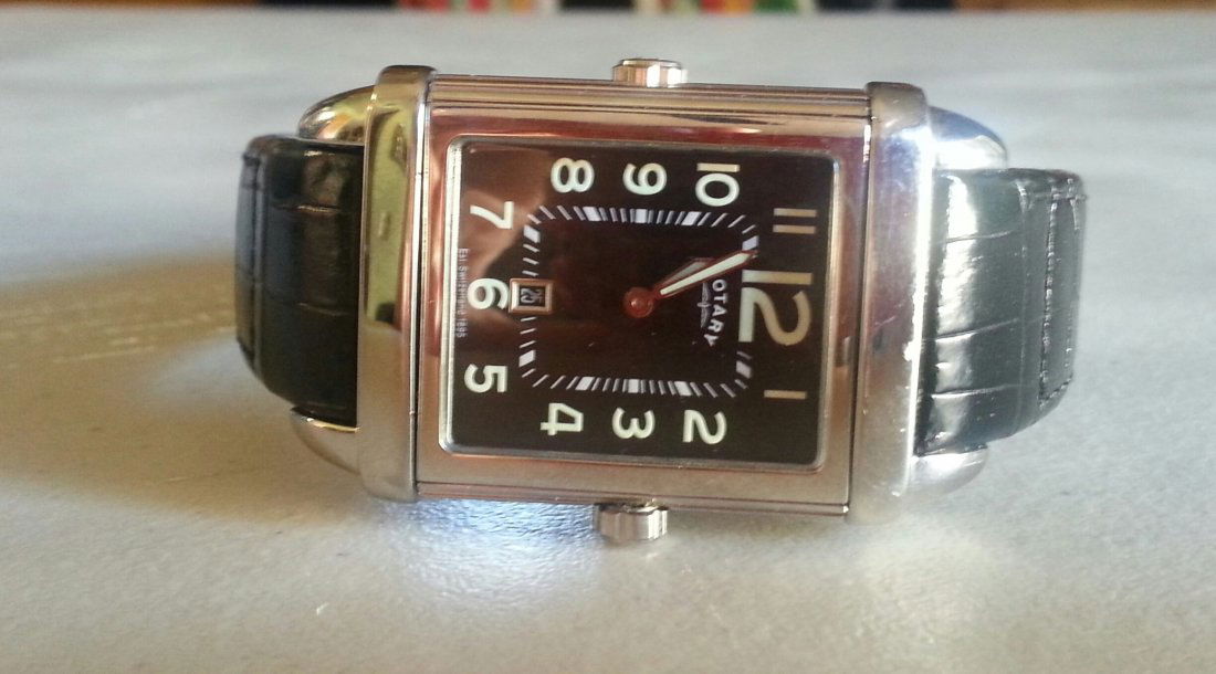 Rotary Swiss Made Reverso Men's Revelation Watch New