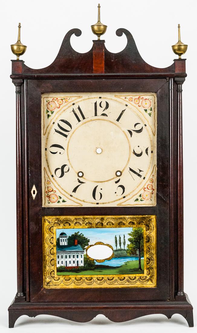 Pillar & Scroll Clock