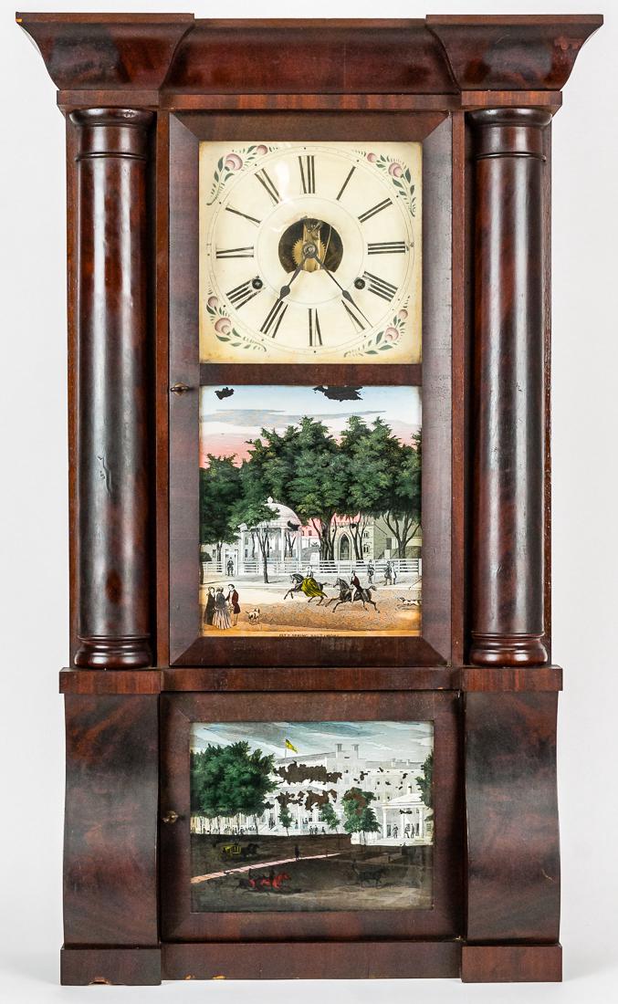 Birge, Peck & Co. Triple Decker Shelf Clock