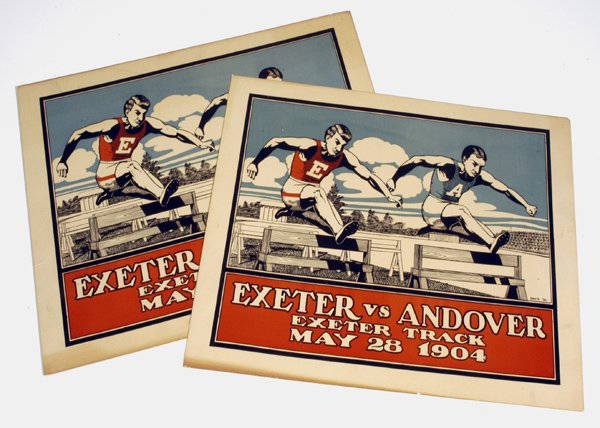 Two 1904 Exeter Vs. Andover Track Posters