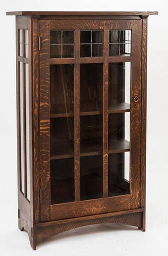 Warren Hile Arts & Crafts China Cabinet