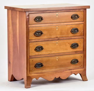 Bench Made Cherry Miniature 6 Drawer Chest