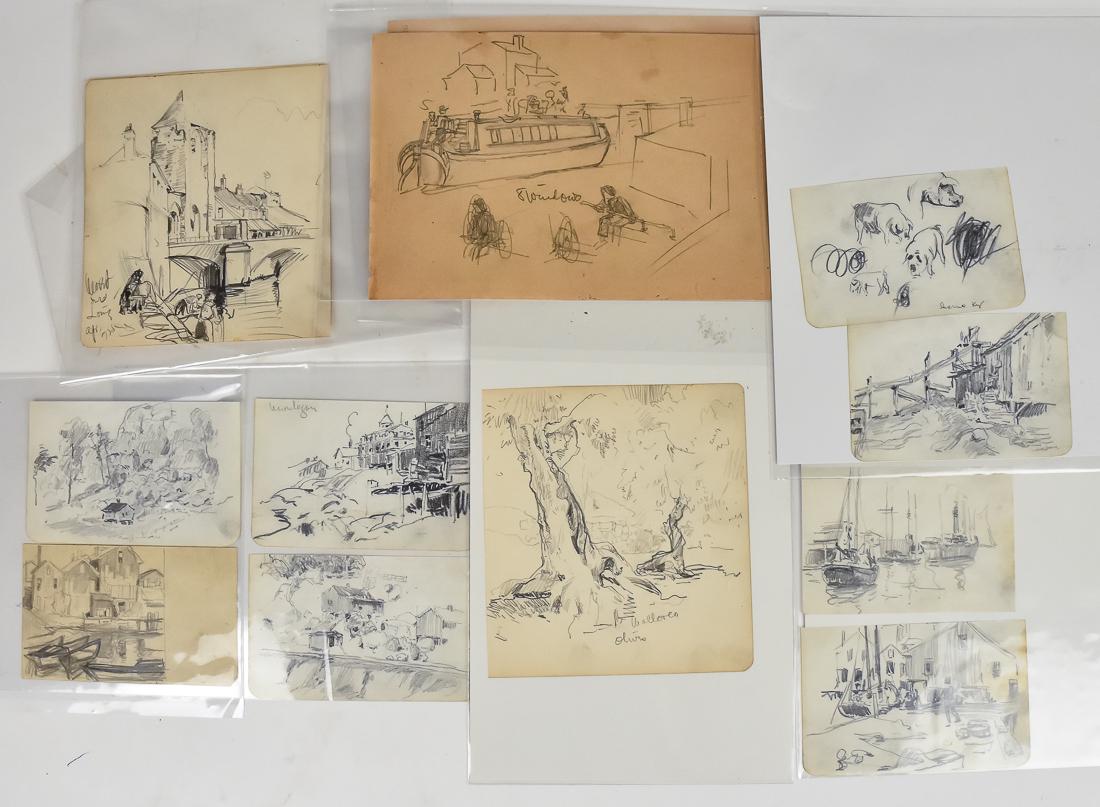 Eleven Pencil Sketches by Herman Henry Wessel - Sep 16, 2018 ...