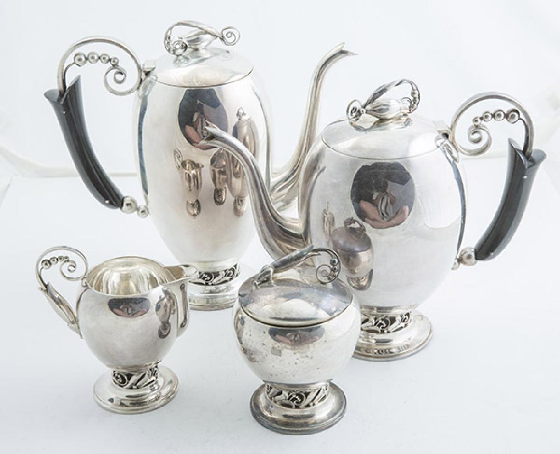 Esquire 950 Fine Silver Tea Set