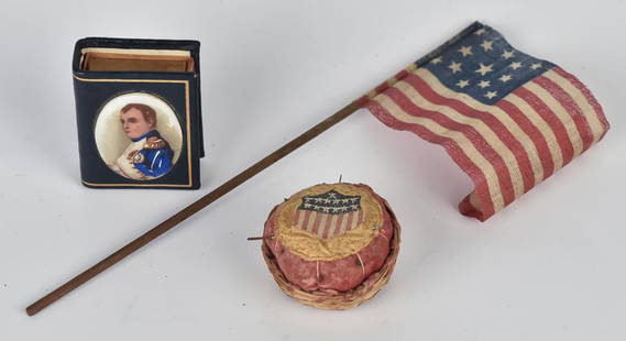 Rare U.s. Civil War Flag Pole Finial/post