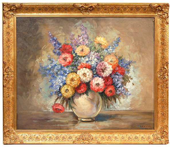291: G.H. WILLIAMS (AMERICAN) OIL PAINTING