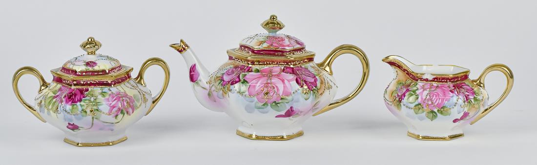 Nippon Tea Set With Gold Decoration