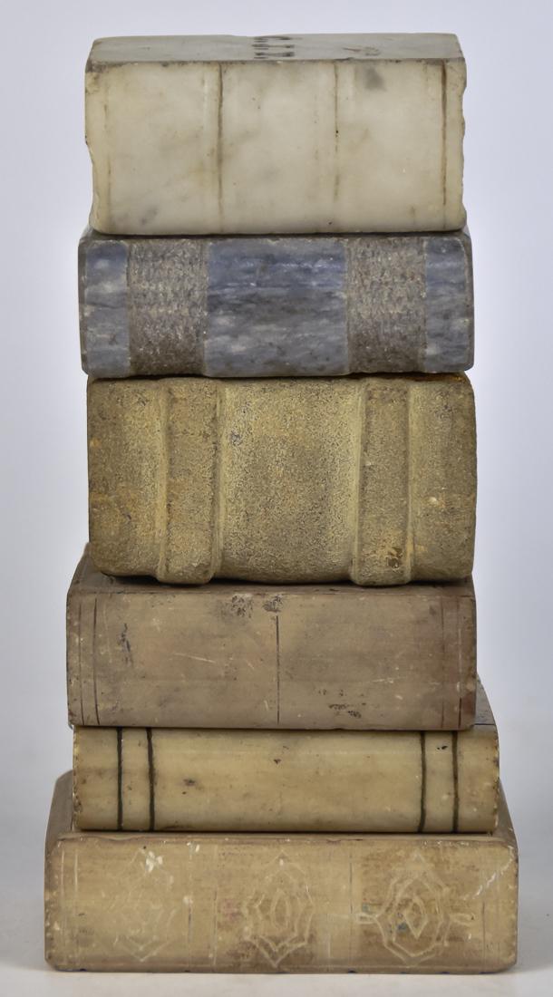 Six Folk Art Carved Stone Books - Nov 24, 2019 | Forsythes' Auctions ...