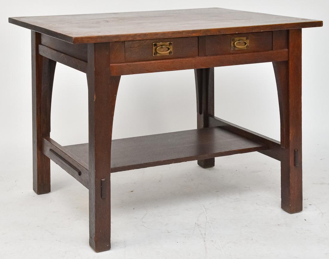 Gustav Stickley Library Table #614 - Jan 05, 2020 | Forsythes' Auctions ...