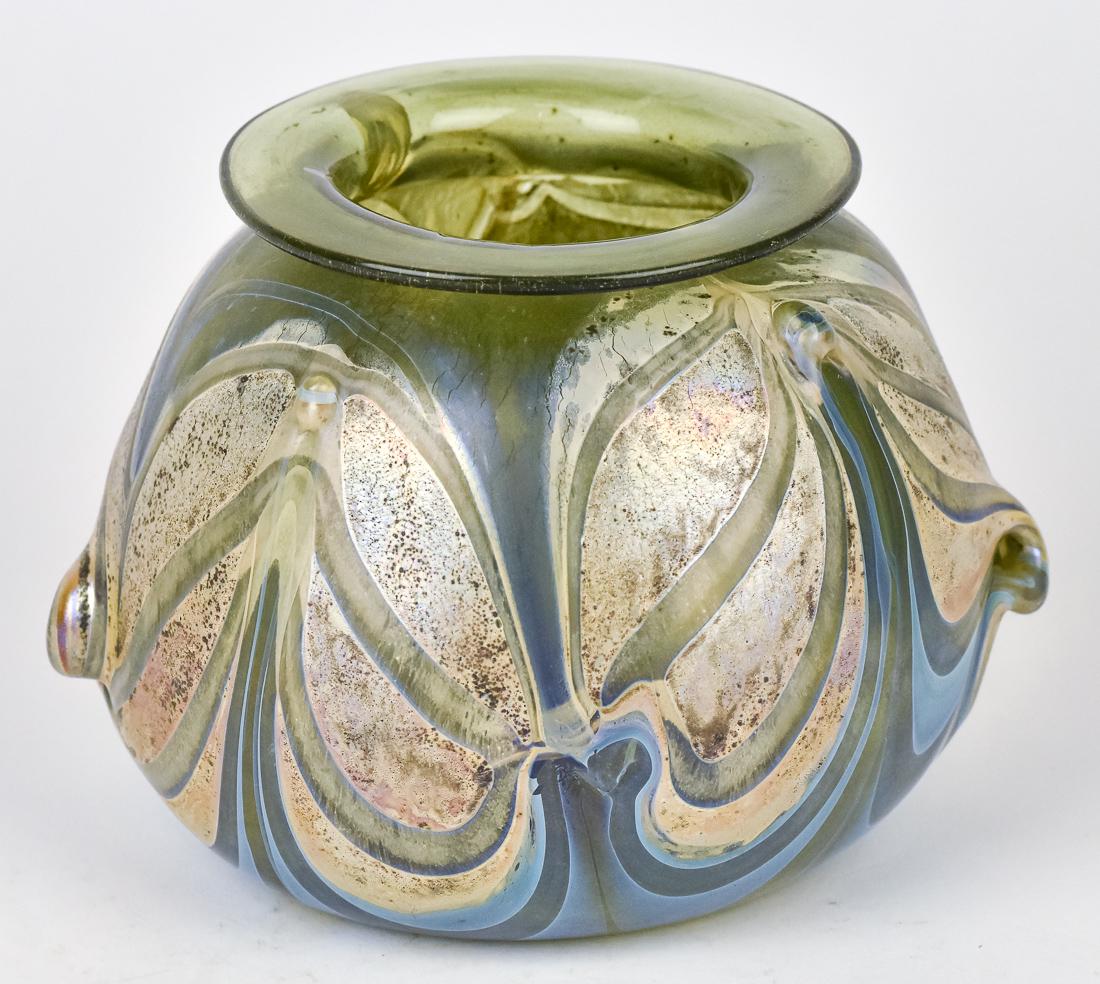 J. Cook Art Glass Vase - Jan 05, 2020 | Forsythes' Auctions, LLC in OH