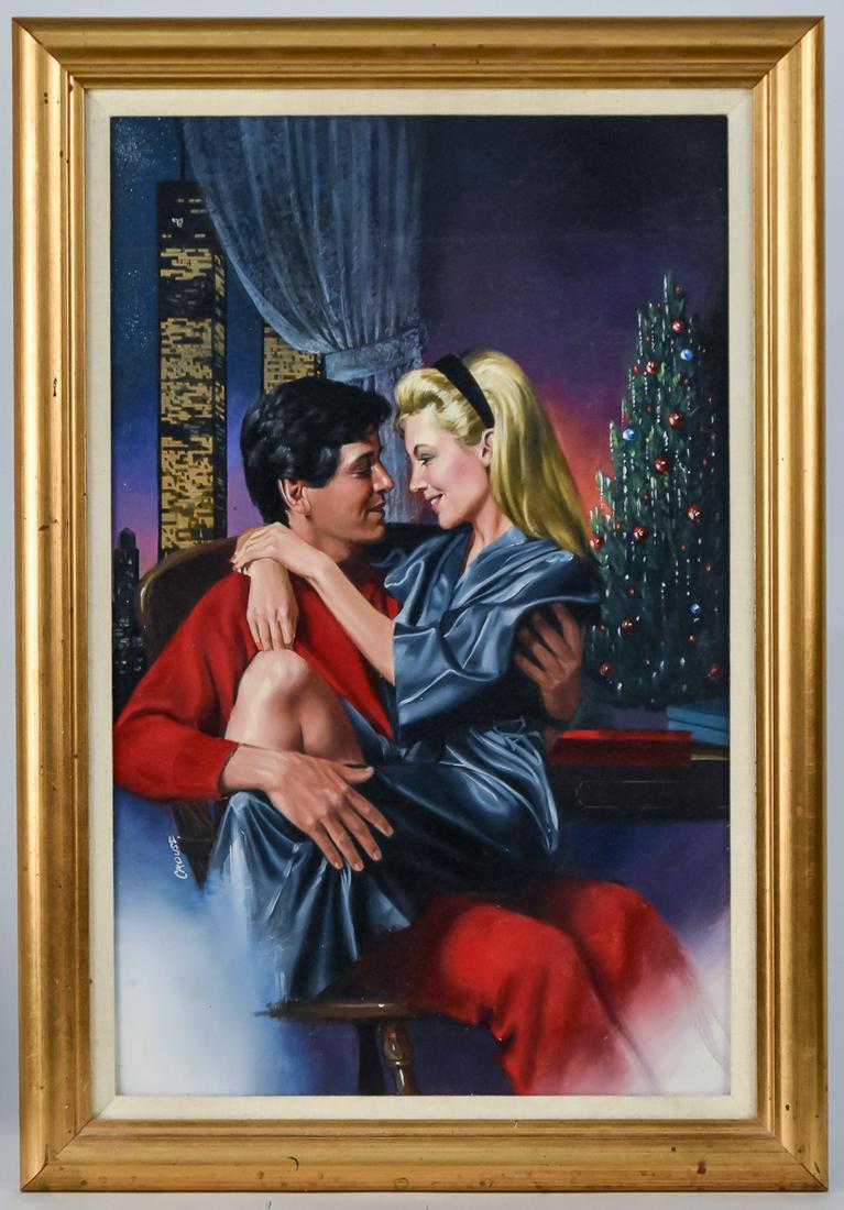 Danny Crouse Romance Cover Art Painting - Jan 26, 2020 | Forsythes ...