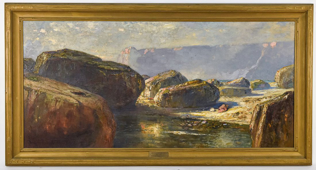 Douglas Arthur Teed (NY/MI) Large Oil Painting - Jan 26, 2020 ...