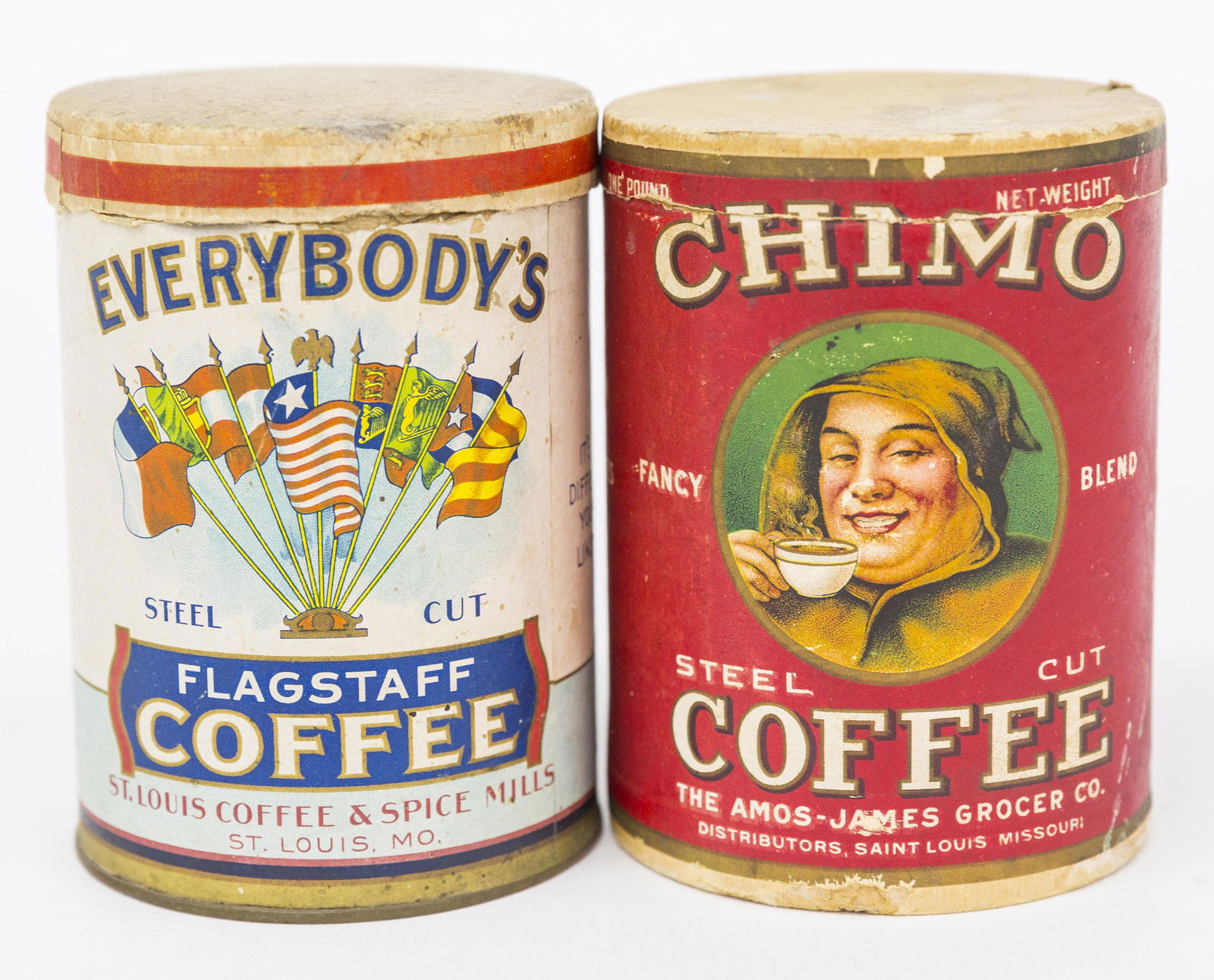 For Auction: Chimo & Everybody's Coffee Tin Cans (#0120) on Nov 22 ...