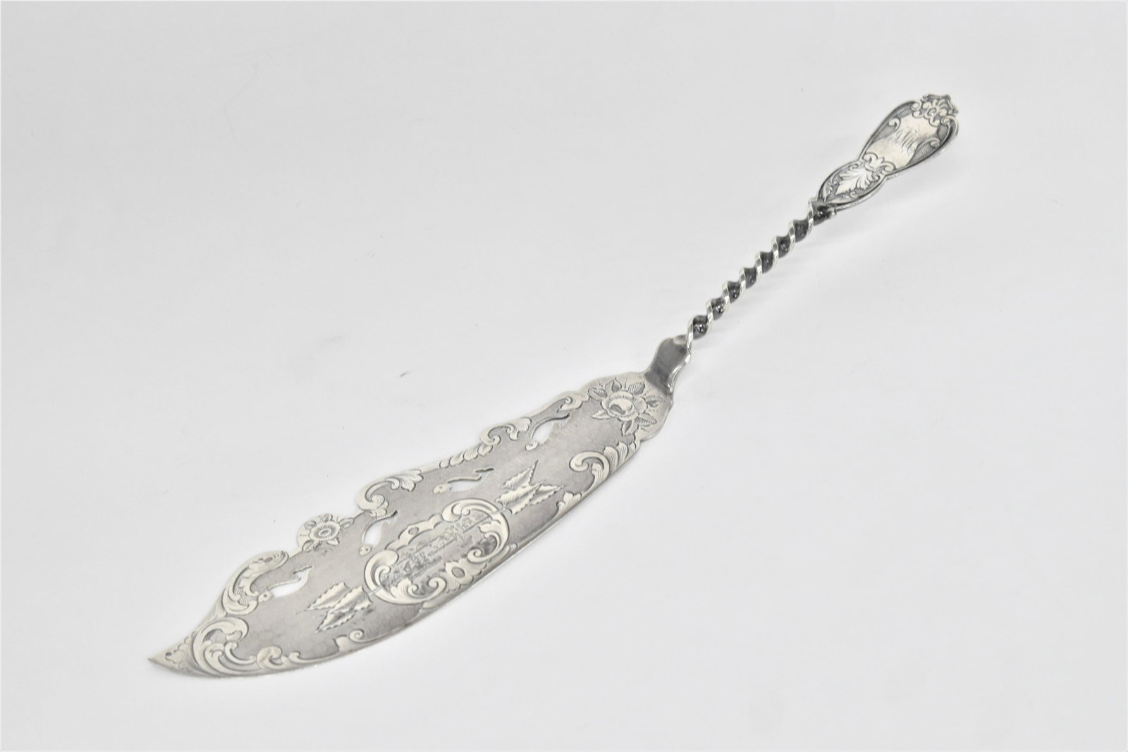 Victorian Sterling Silver Fish Server