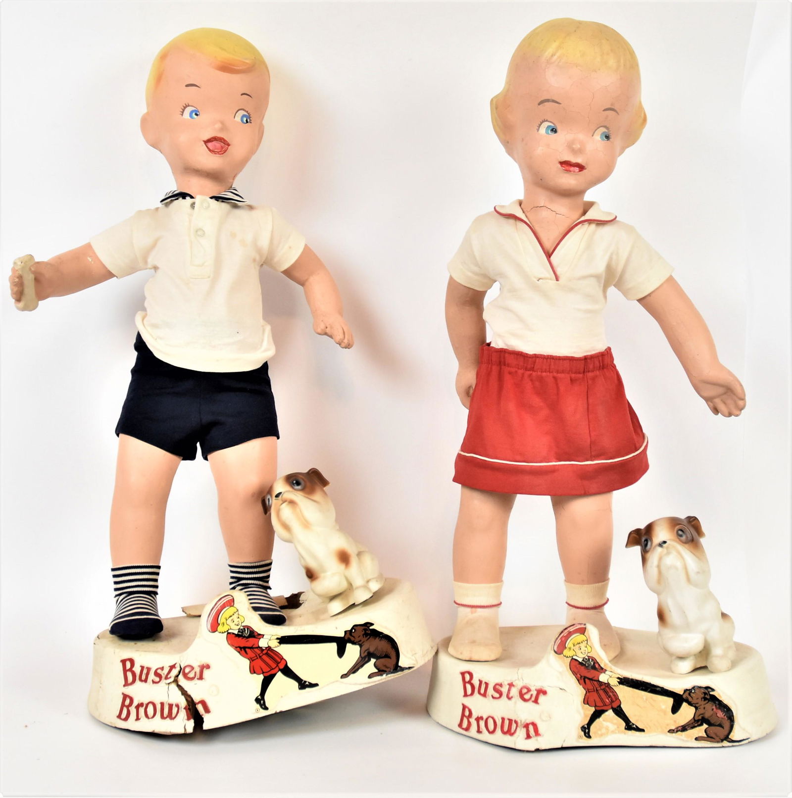 Buster Brown Figural Displays