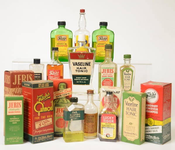 Hair Tonic Bottles & Boxes